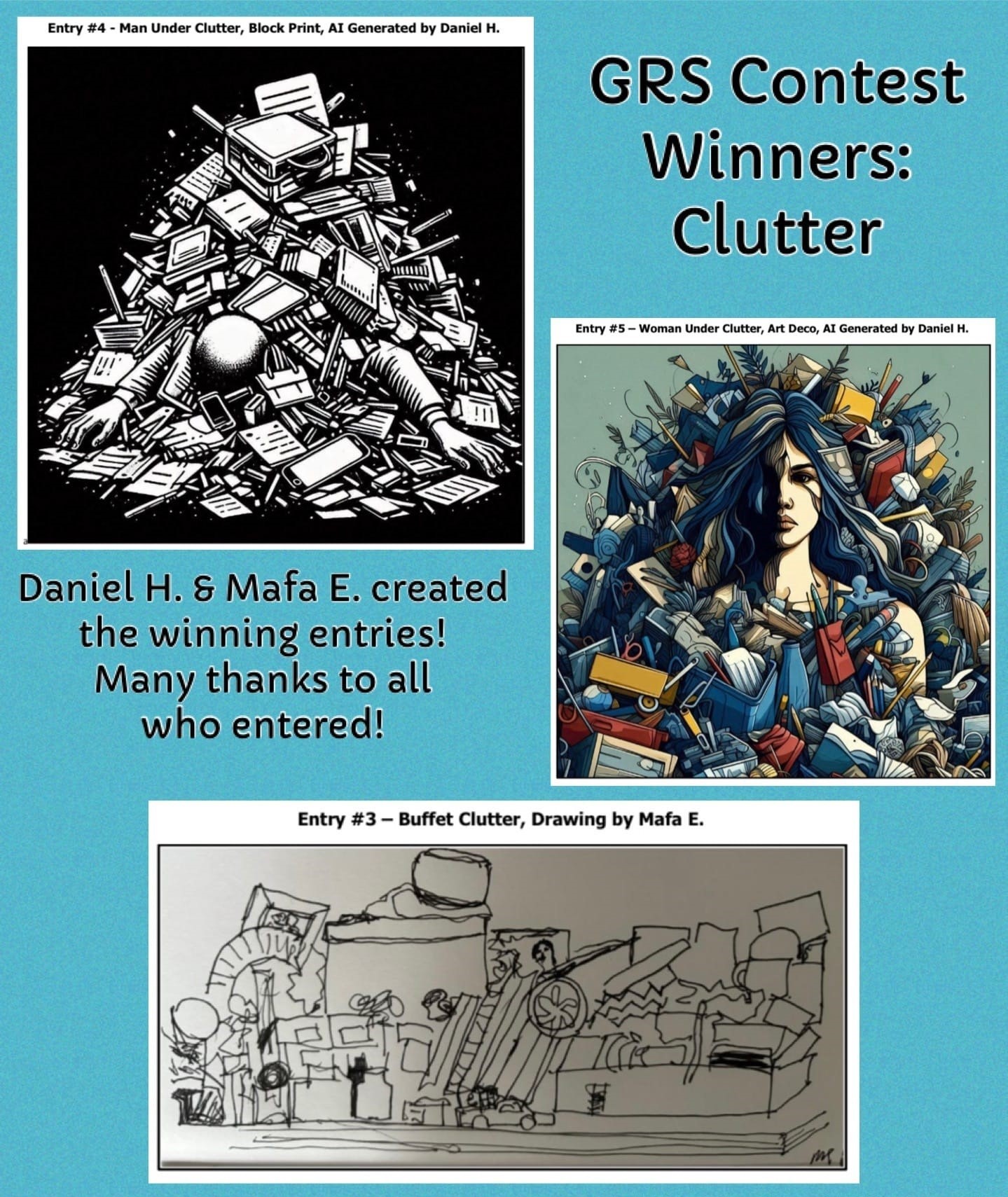 GRS Contest Winners 2024- Clutter - Clutterers Anonymous